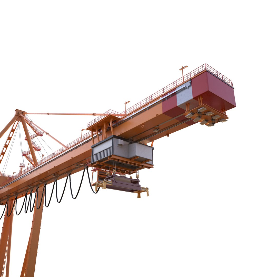 Harbour Ship To Shore Container STS Crane PBR 3D Model - TurboSquid 2337387