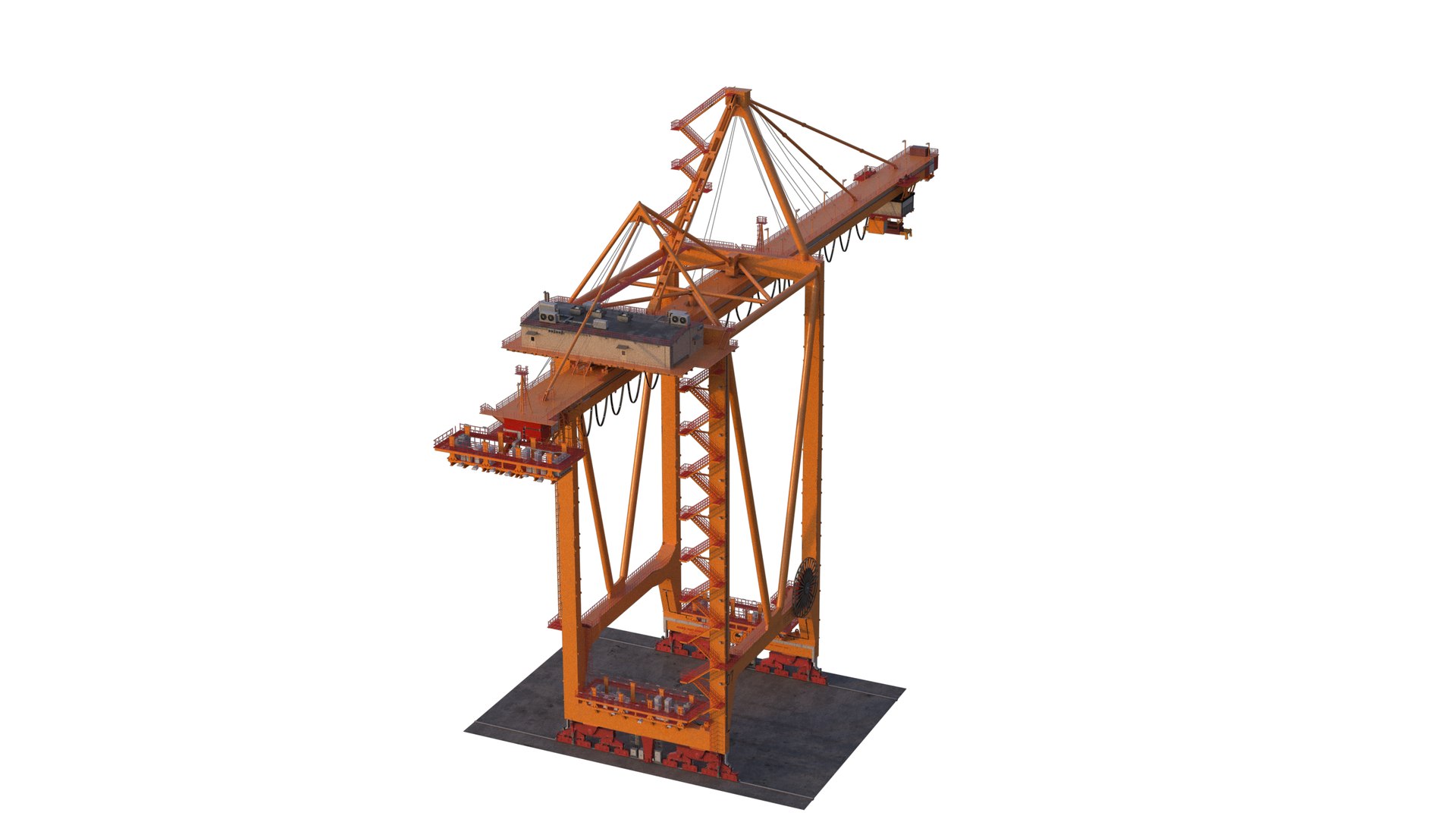 Harbour Ship To Shore Container STS Crane PBR 3D Model - TurboSquid 2337387