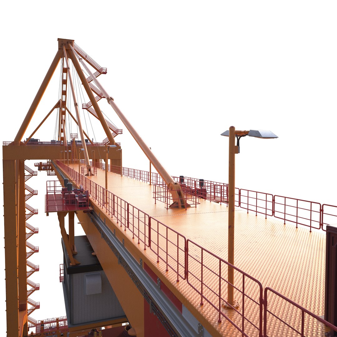 Harbour Ship To Shore Container STS Crane PBR 3D Model - TurboSquid 2337387