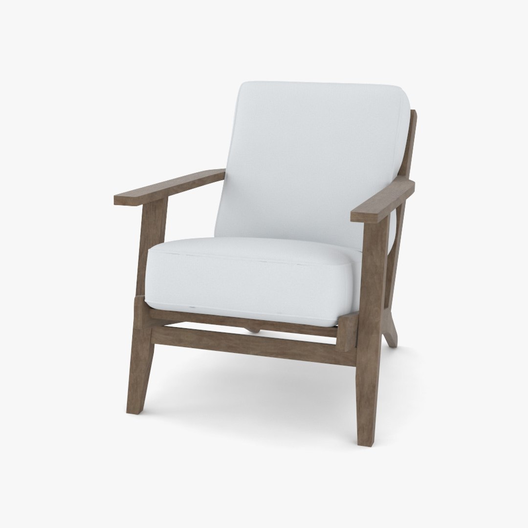 modelo 3d Mercer Accent Chair - TurboSquid 2112537