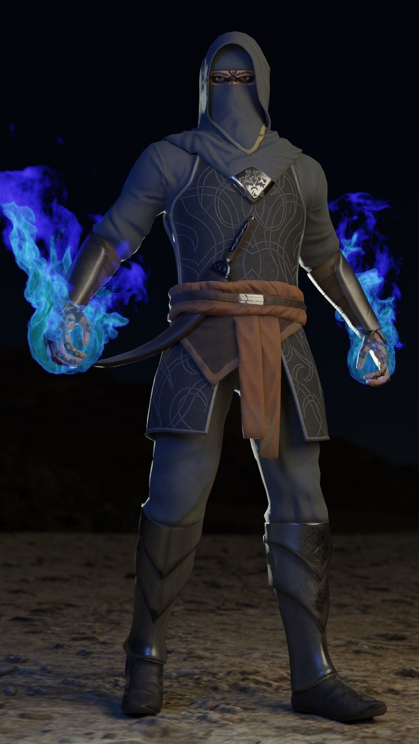 3D Model Desert Mage - TurboSquid 2191401