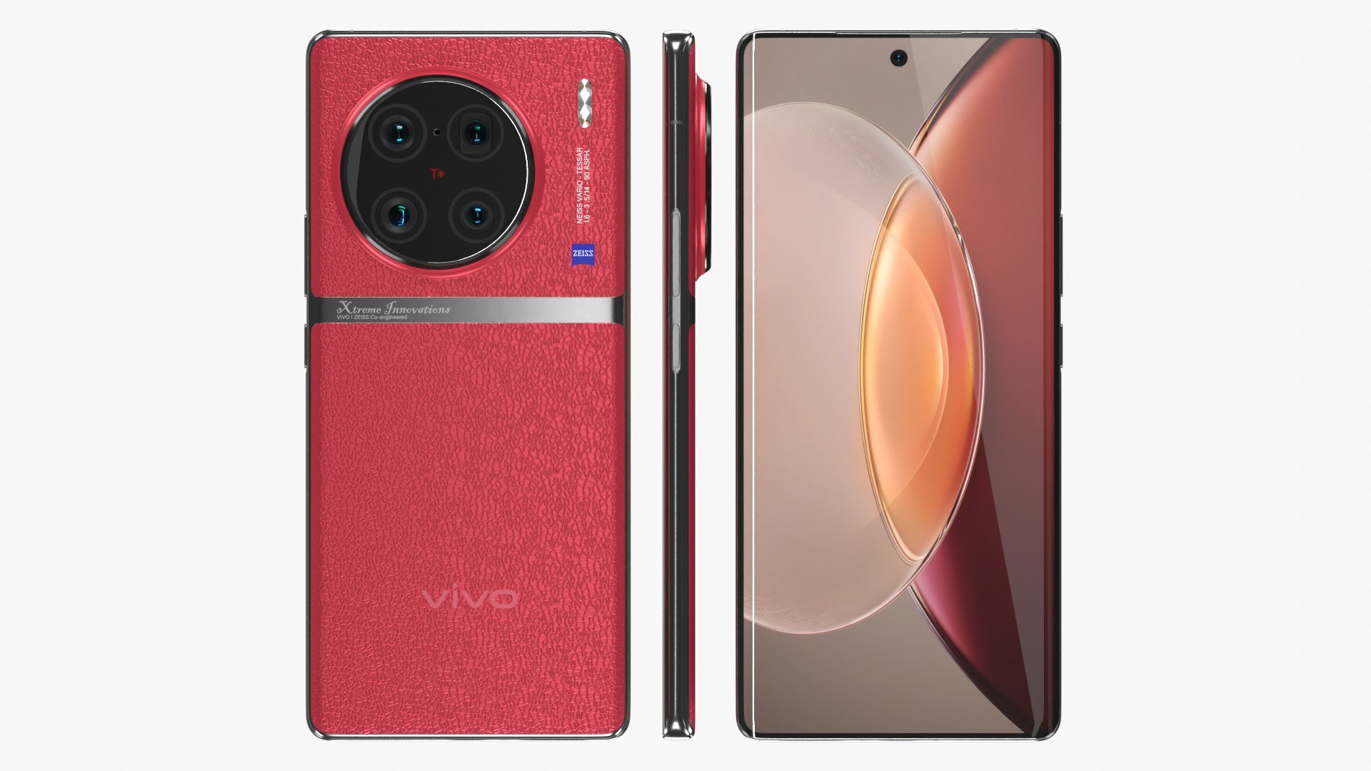 Vivo X90 Pro Plus Red Model - TurboSquid 2067003