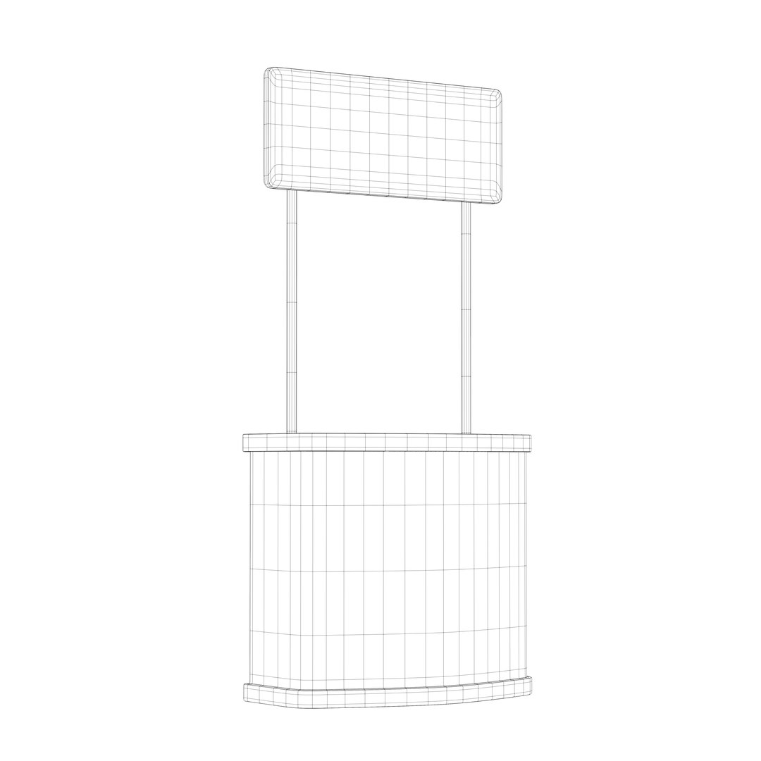 3D Stall Or Kiosk Exhibition Modern Promo Booth Stand Mockup ...