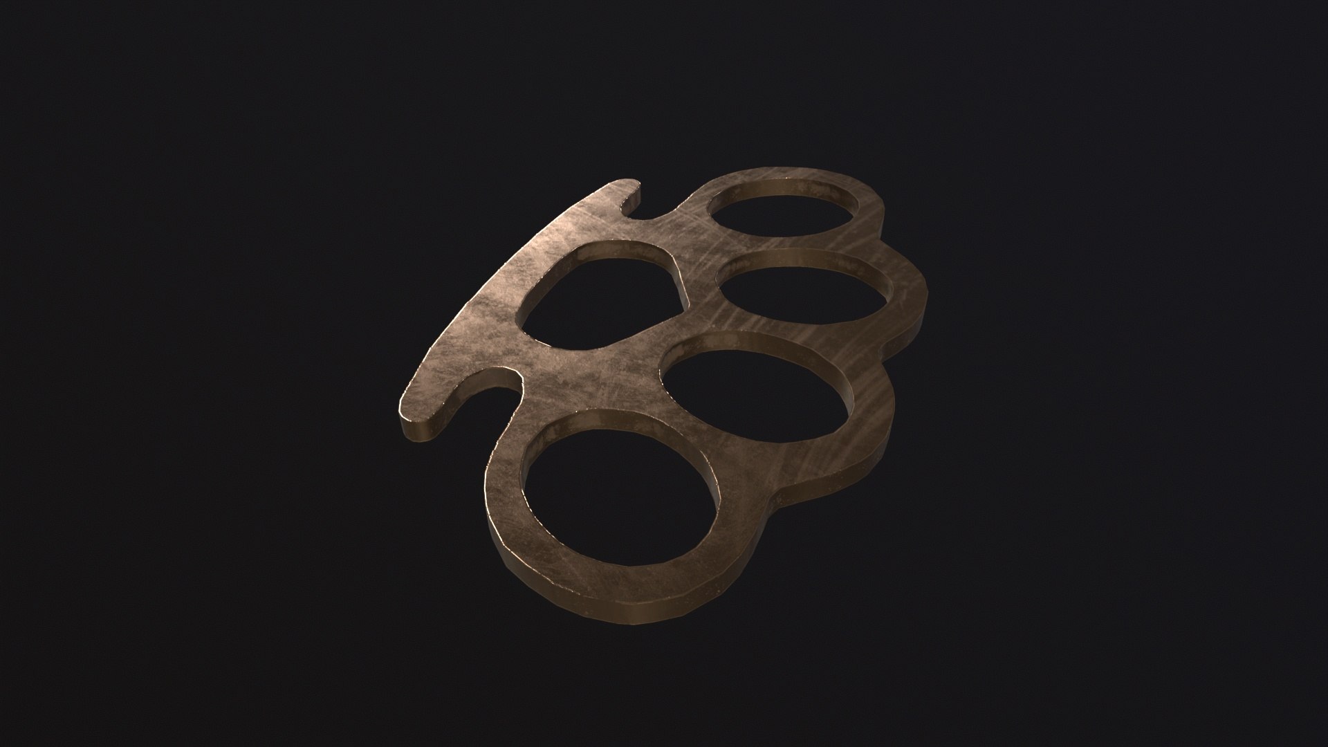 3D Brass Knuckles - TurboSquid 2159317