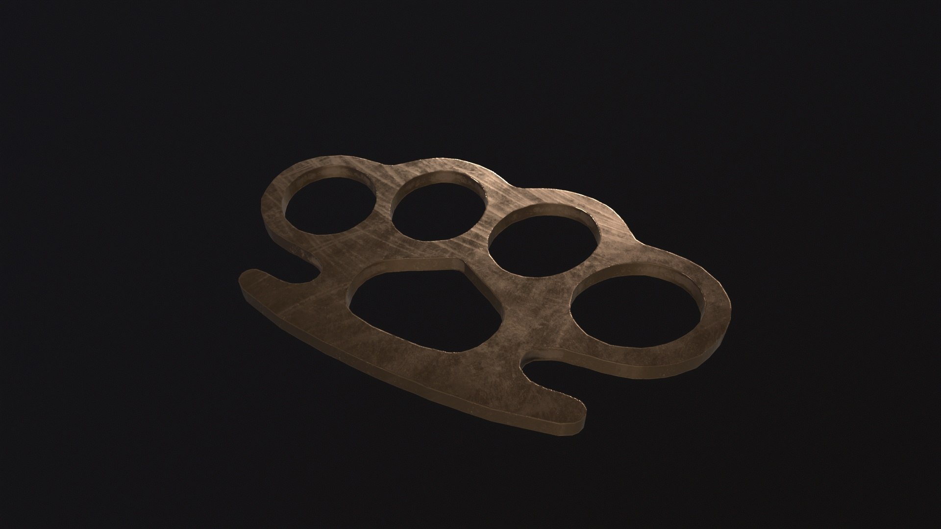 3D Brass Knuckles - TurboSquid 2159317