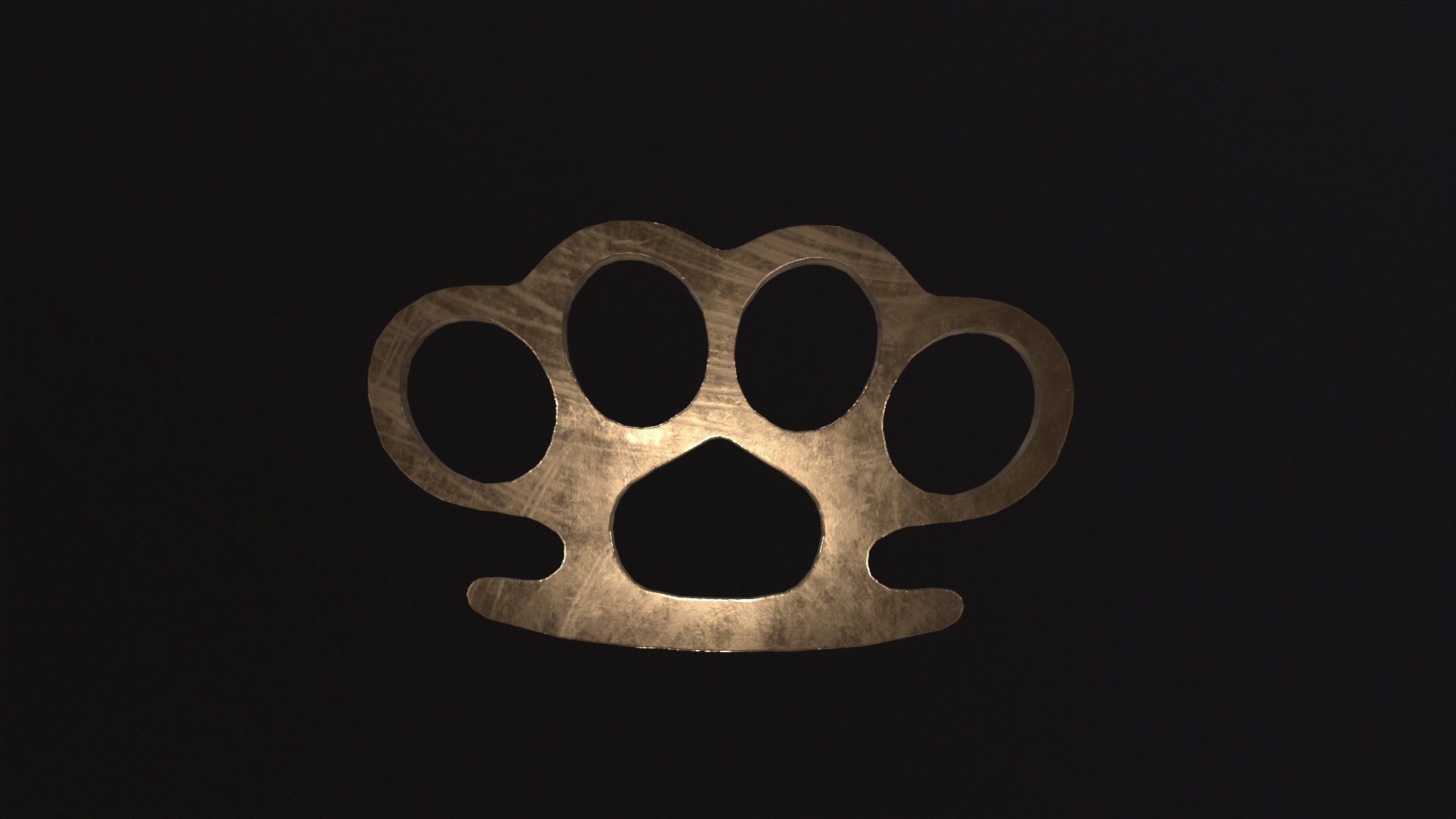 3D Brass Knuckles - TurboSquid 2159317