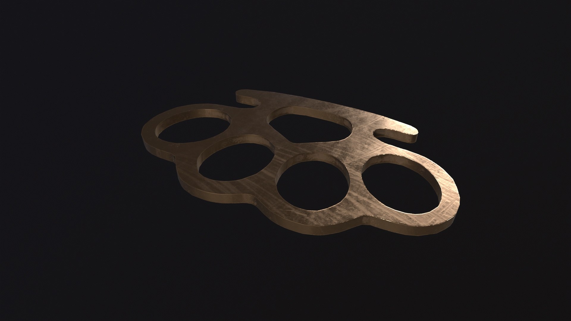 3D Brass Knuckles - TurboSquid 2159317