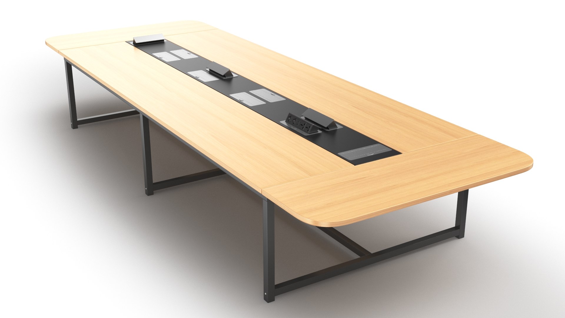 3D Model Detailed Conference Table - TurboSquid 1985854