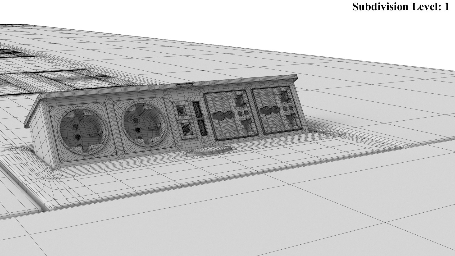 3D Model Detailed Conference Table - TurboSquid 1985854