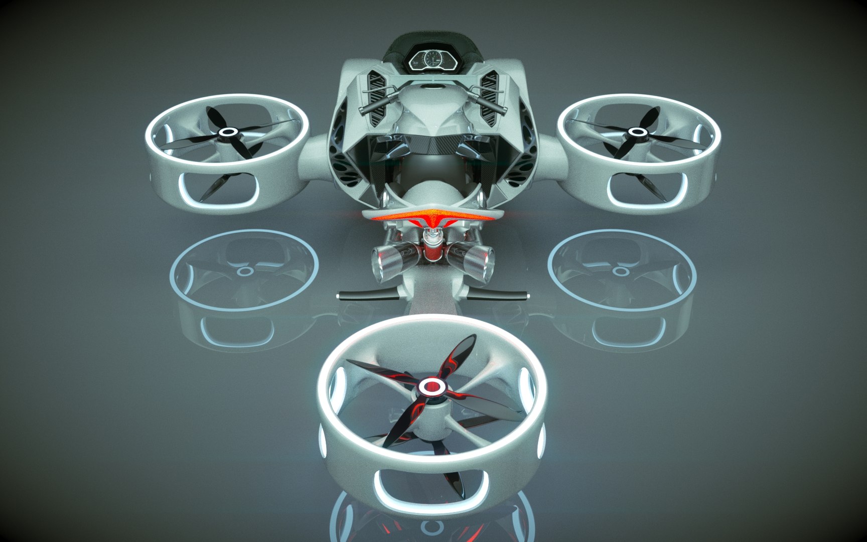 3D Model T Copter Bike 05 - TurboSquid 1983193