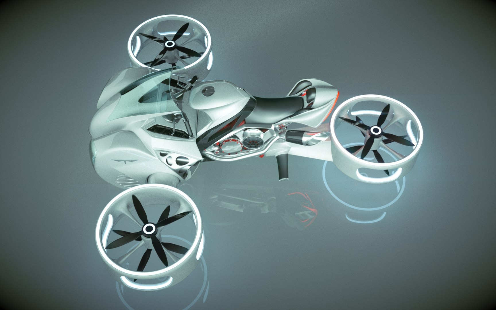 3D Model T Copter Bike 05 - TurboSquid 1983193