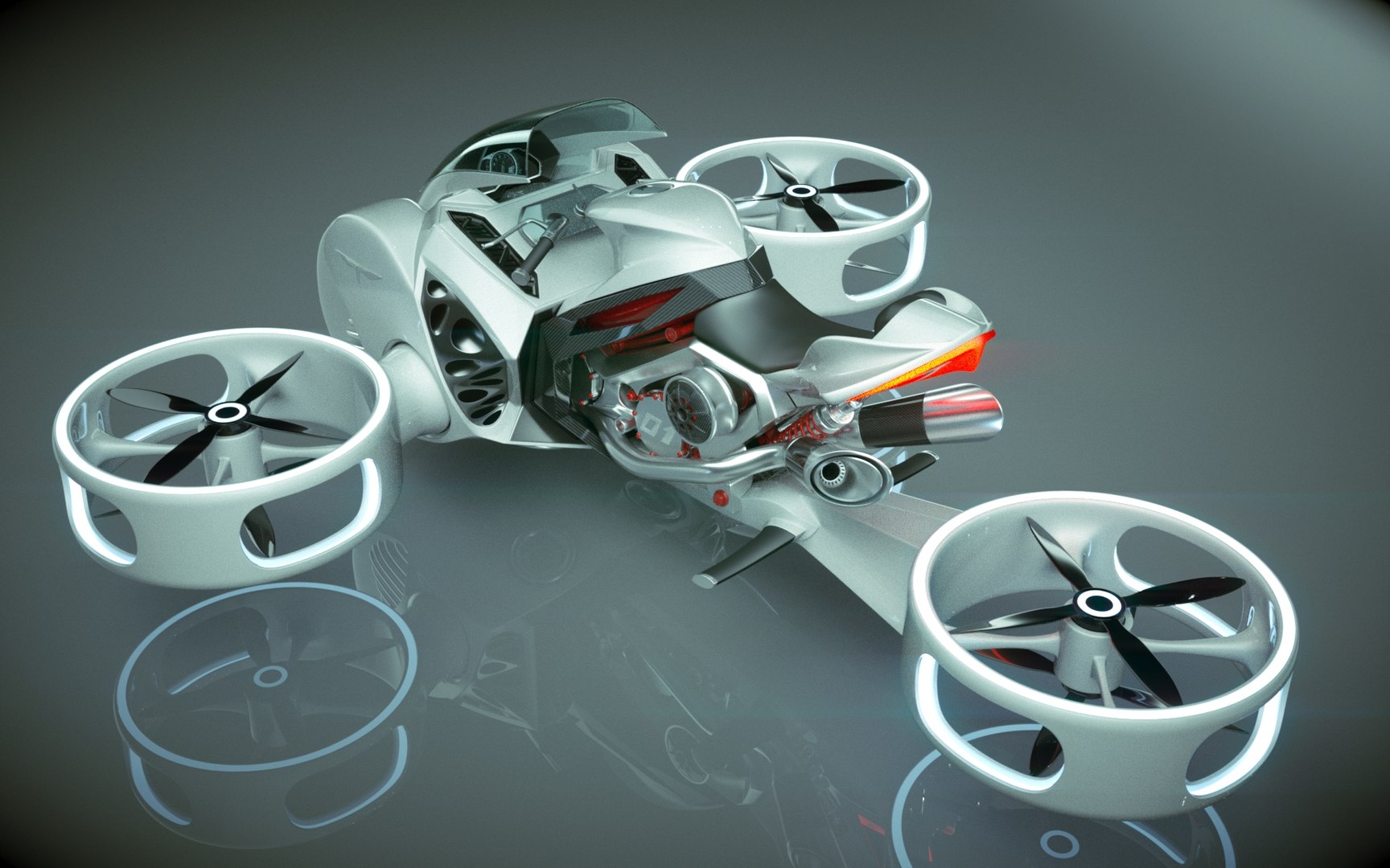 3D Model T Copter Bike 05 - TurboSquid 1983193