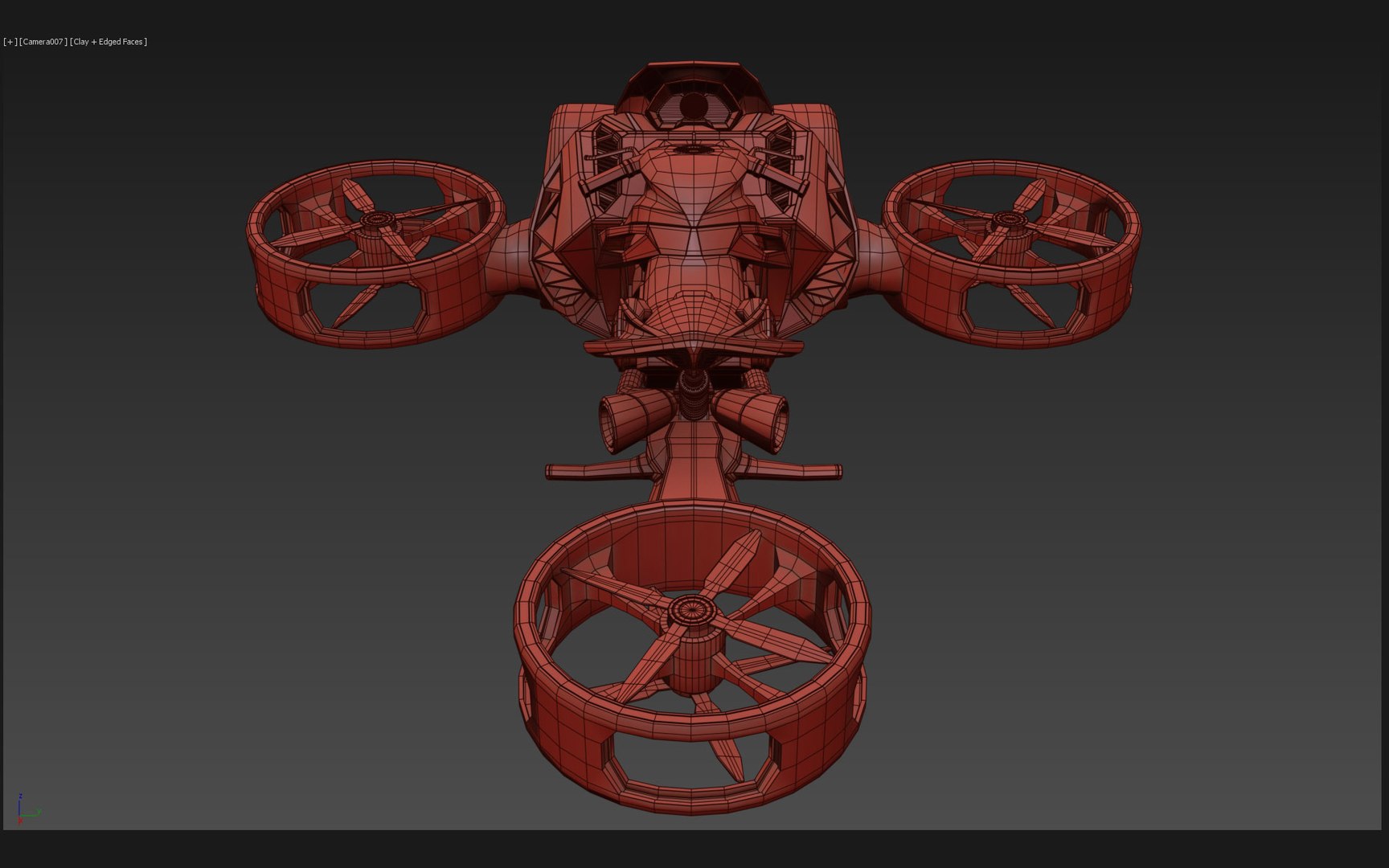 3D Model T Copter Bike 05 - TurboSquid 1983193