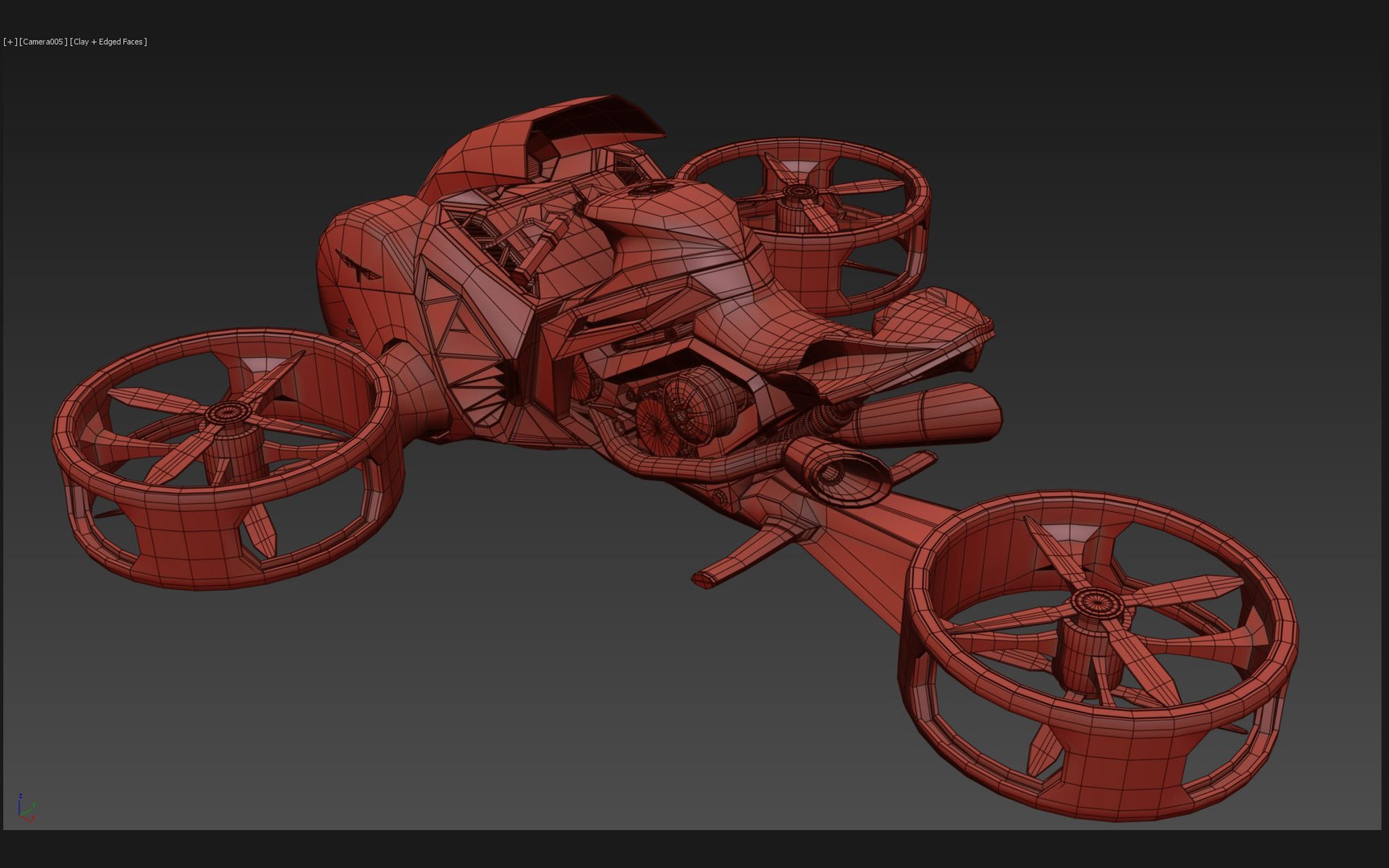 3D Model T Copter Bike 05 - TurboSquid 1983193