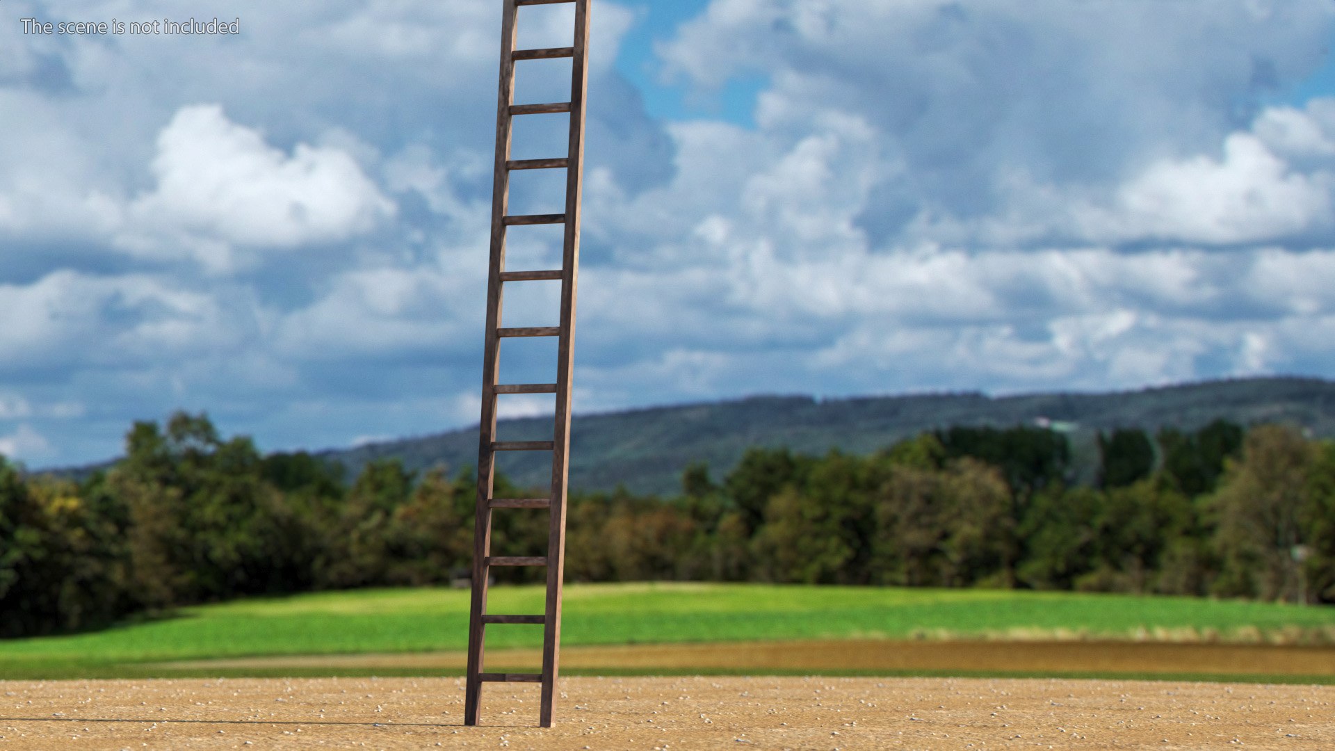 Old Platform With Ladder Wooden 3D Model - TurboSquid 1988214