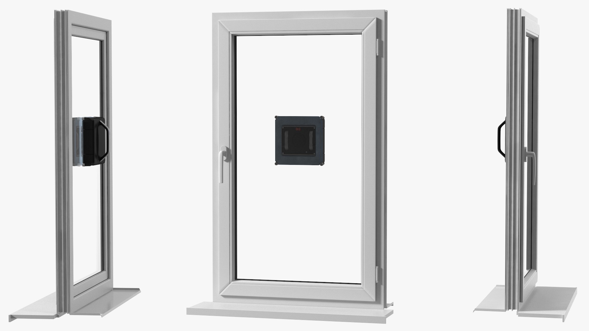 Plastic Window With Cleaning Robot 3D Model - TurboSquid 1881772