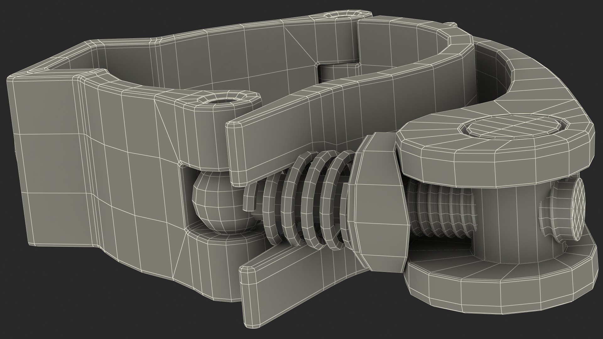 Light Duty Swivel Quick Release Clamp 3D model - TurboSquid 1785462