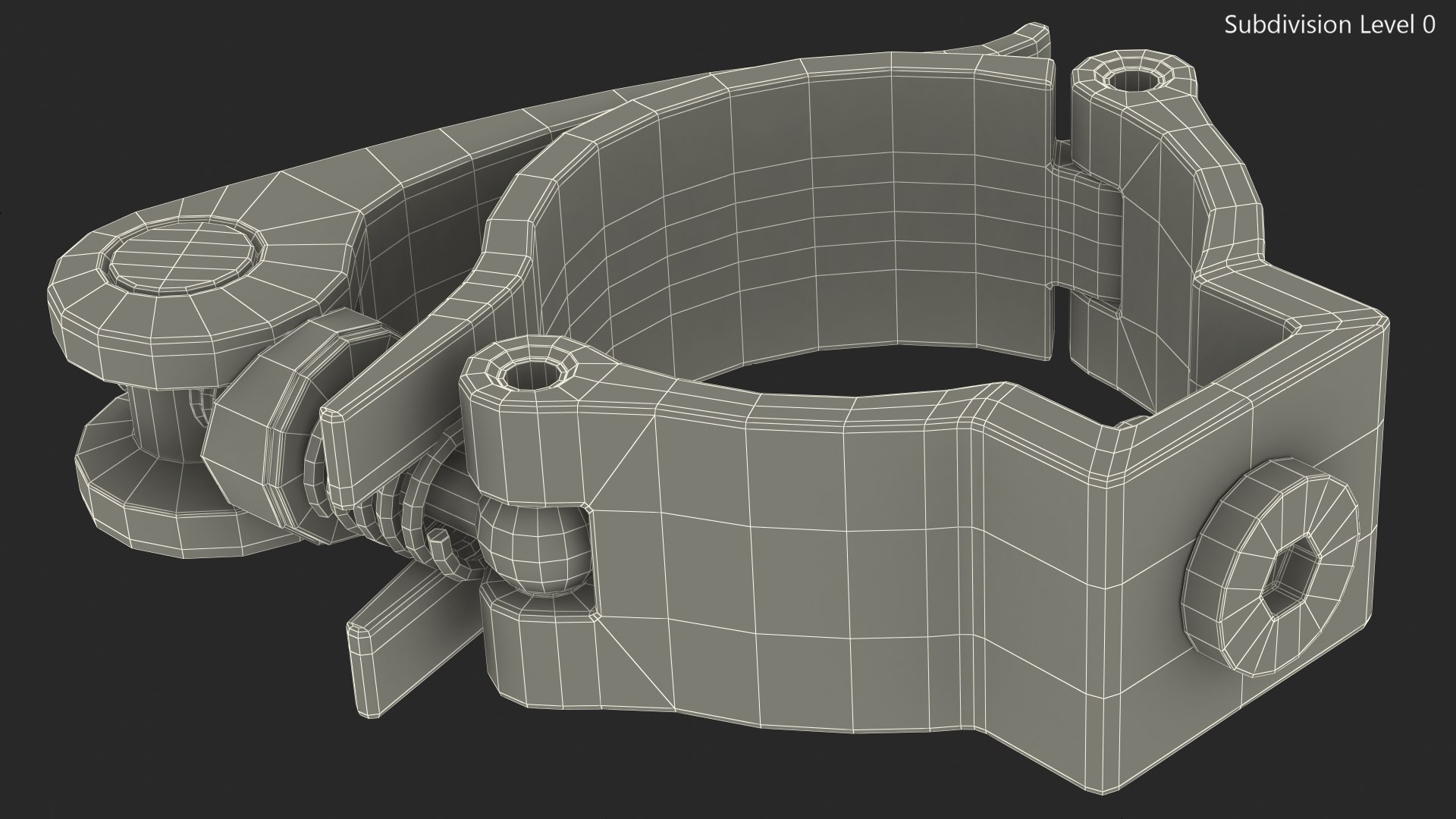 Light Duty Swivel Quick Release Clamp 3D model - TurboSquid 1785462