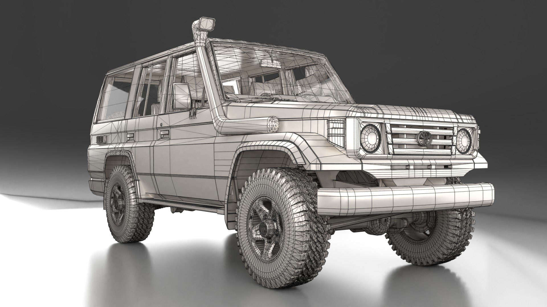 Toyota Lc76 Model - TurboSquid 1479722