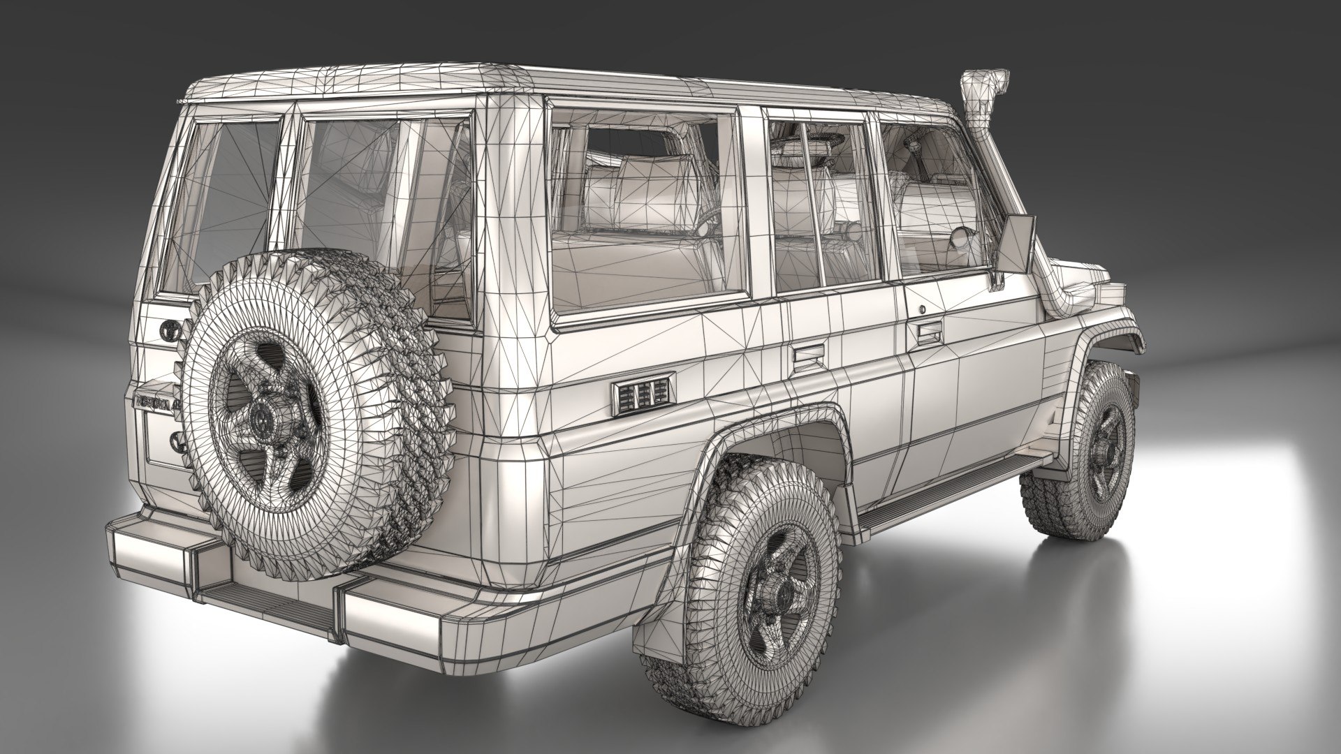 Toyota Lc76 Model - TurboSquid 1479722