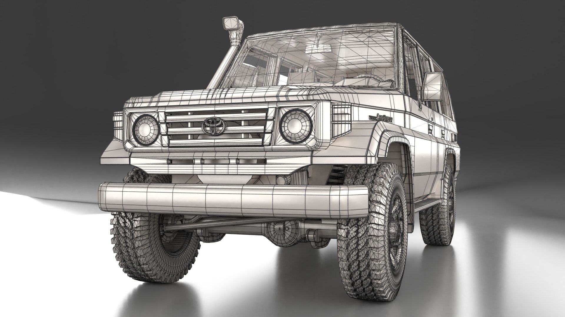 Toyota Lc76 Model - TurboSquid 1479722