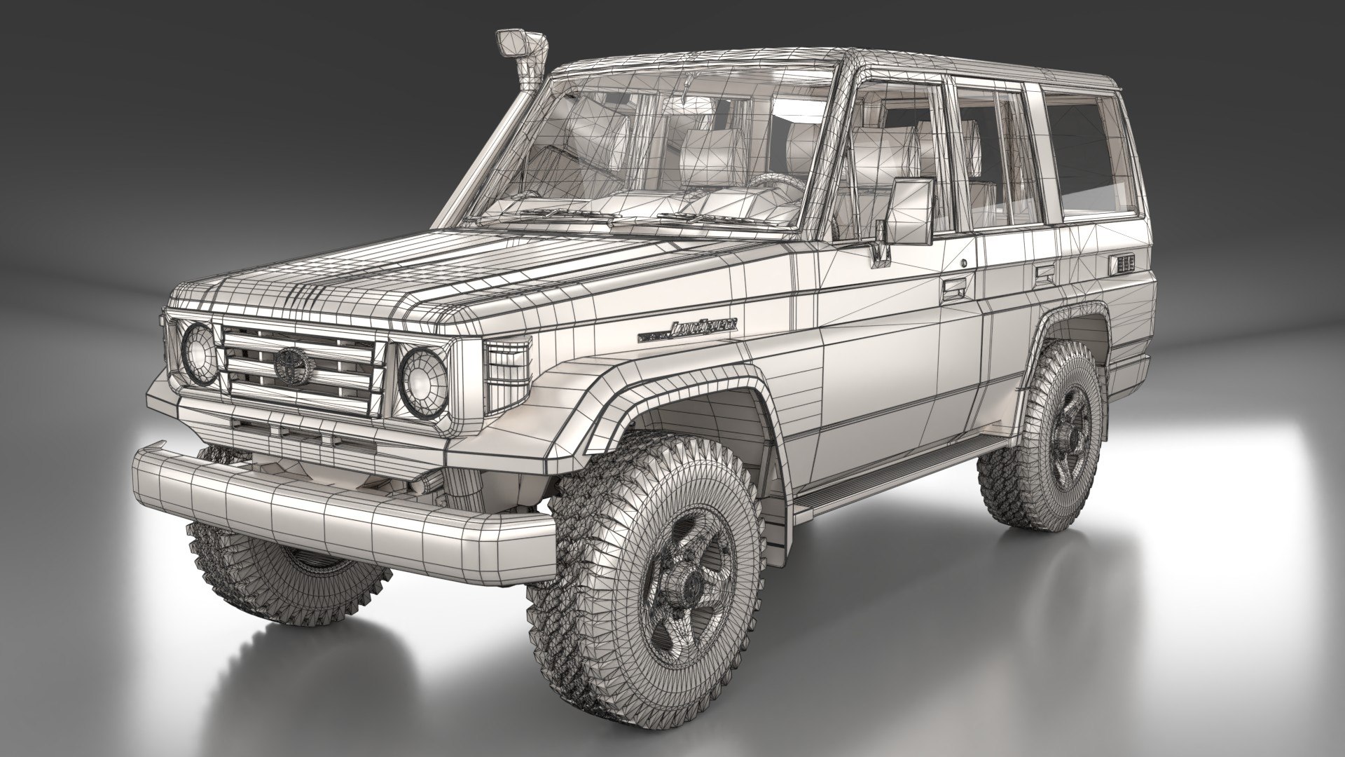 Toyota Lc76 Model - TurboSquid 1479722
