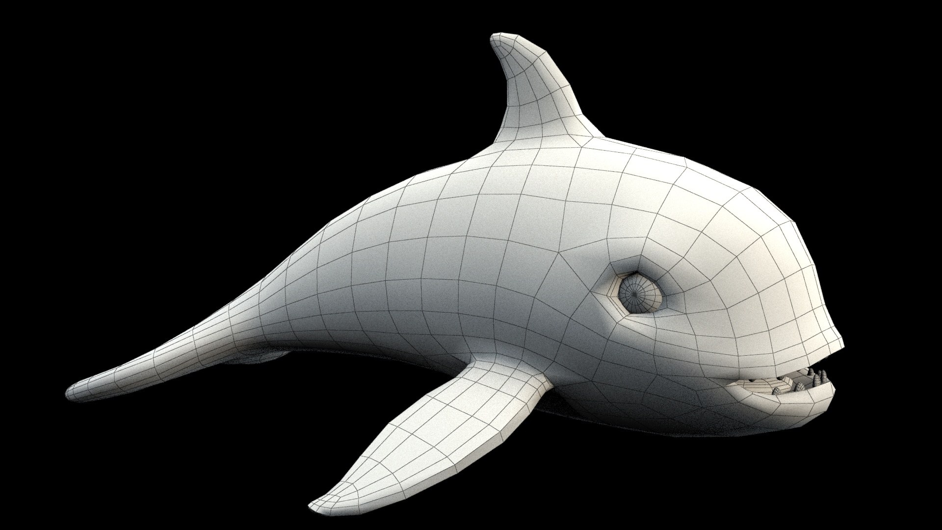 3D Cartoon Orca - TurboSquid 2259649