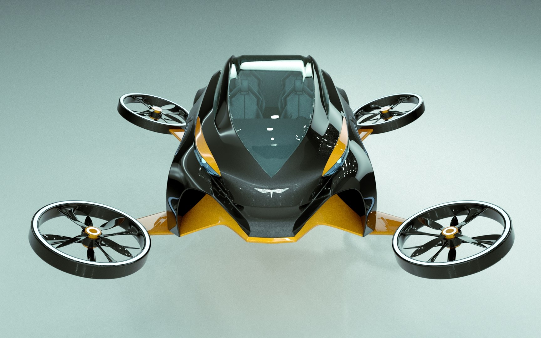 3D Car Copter - TurboSquid 1211702