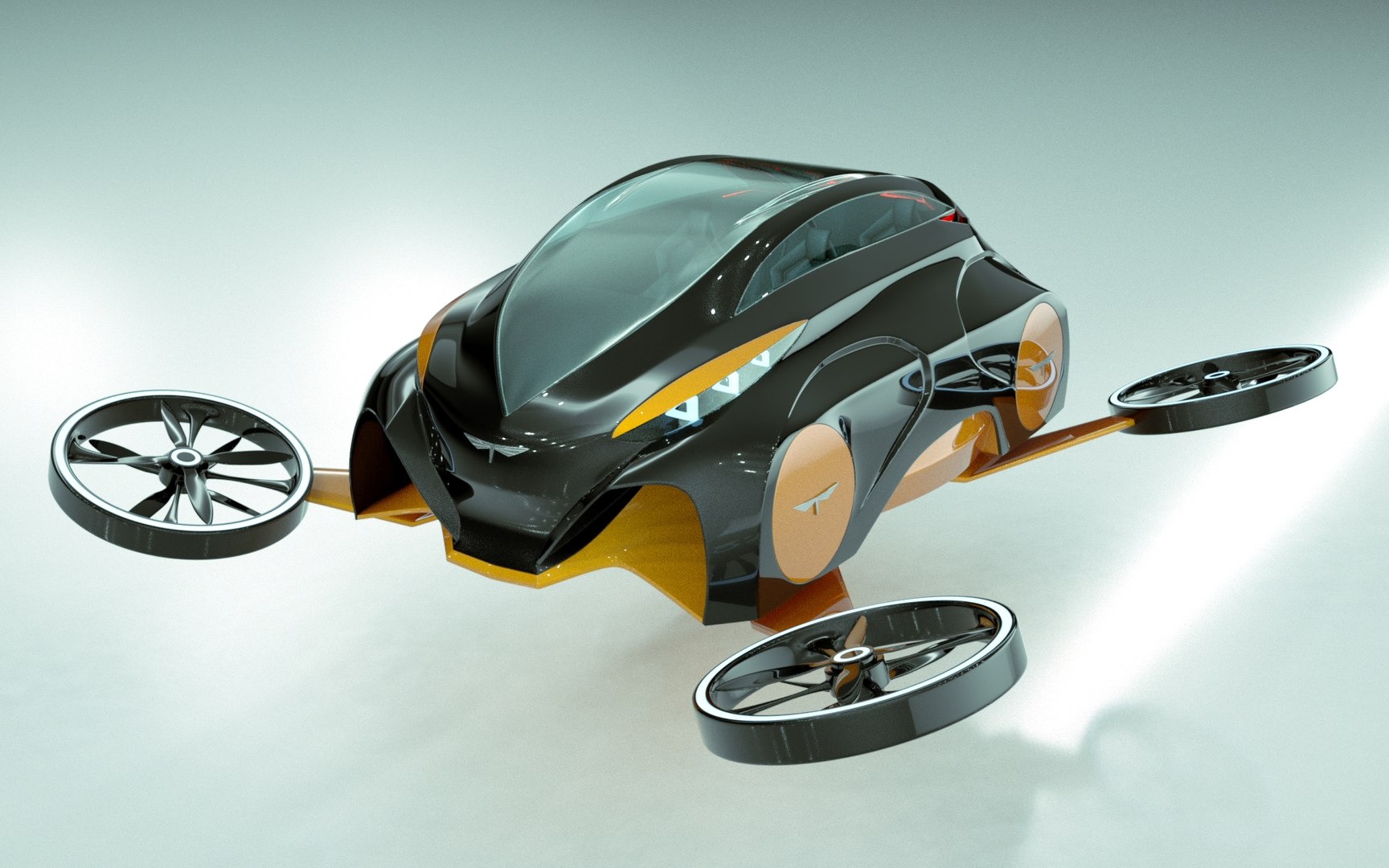 3D 3 In 1 Copter Car Bundle 03 - TurboSquid 2389640