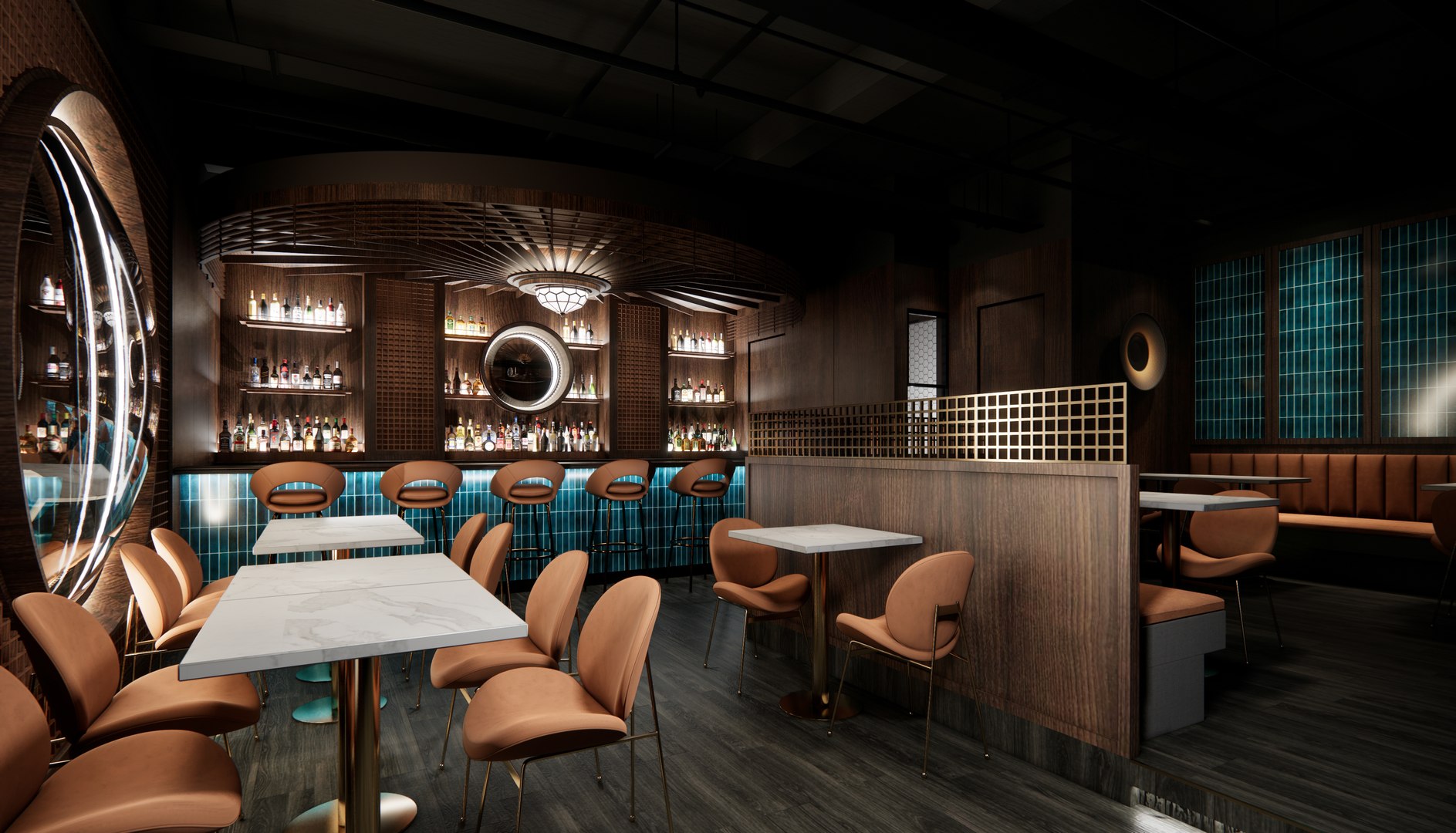 Bar Design Model - TurboSquid 1899716