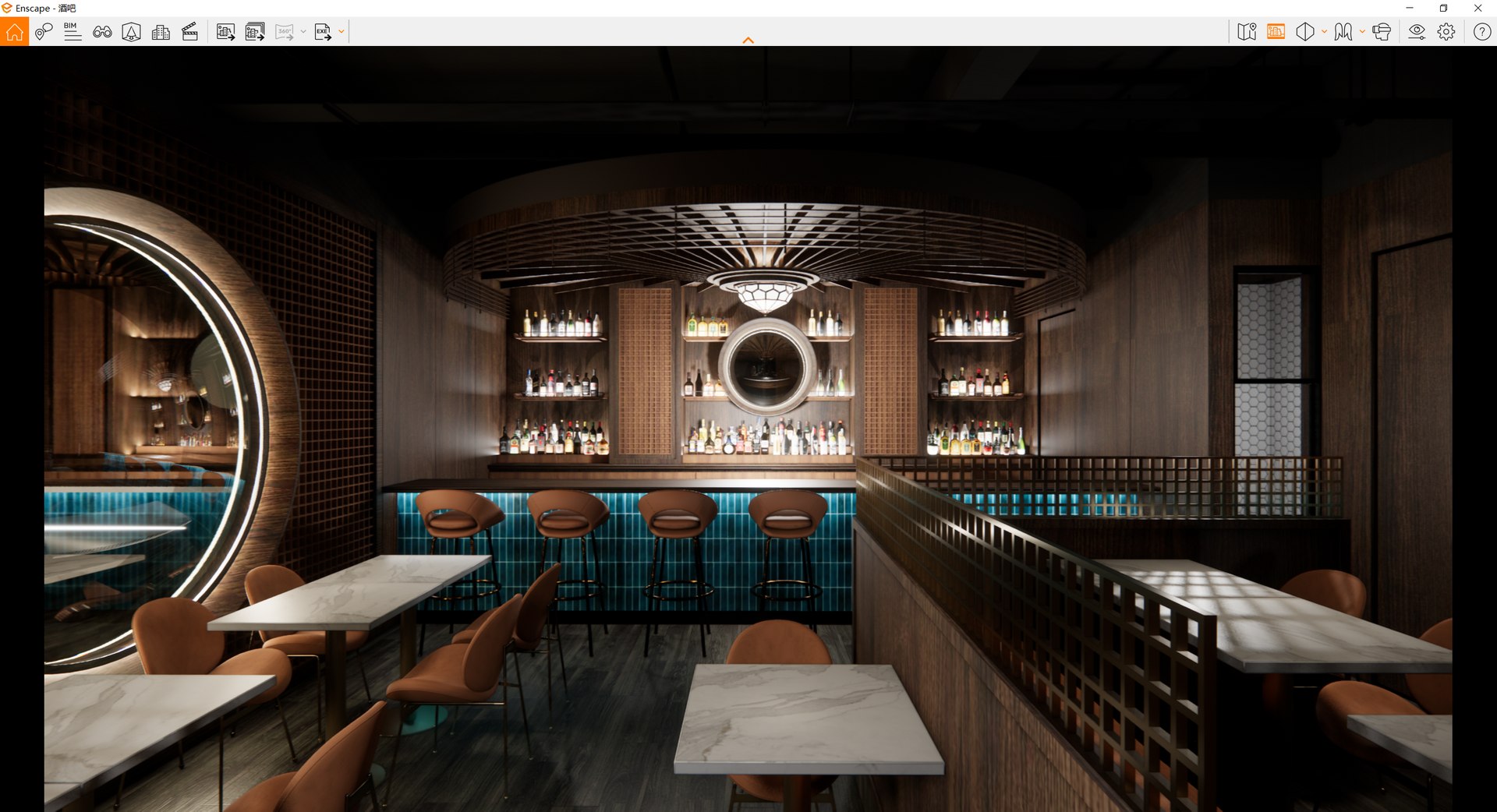 Bar Design Model - TurboSquid 1899716