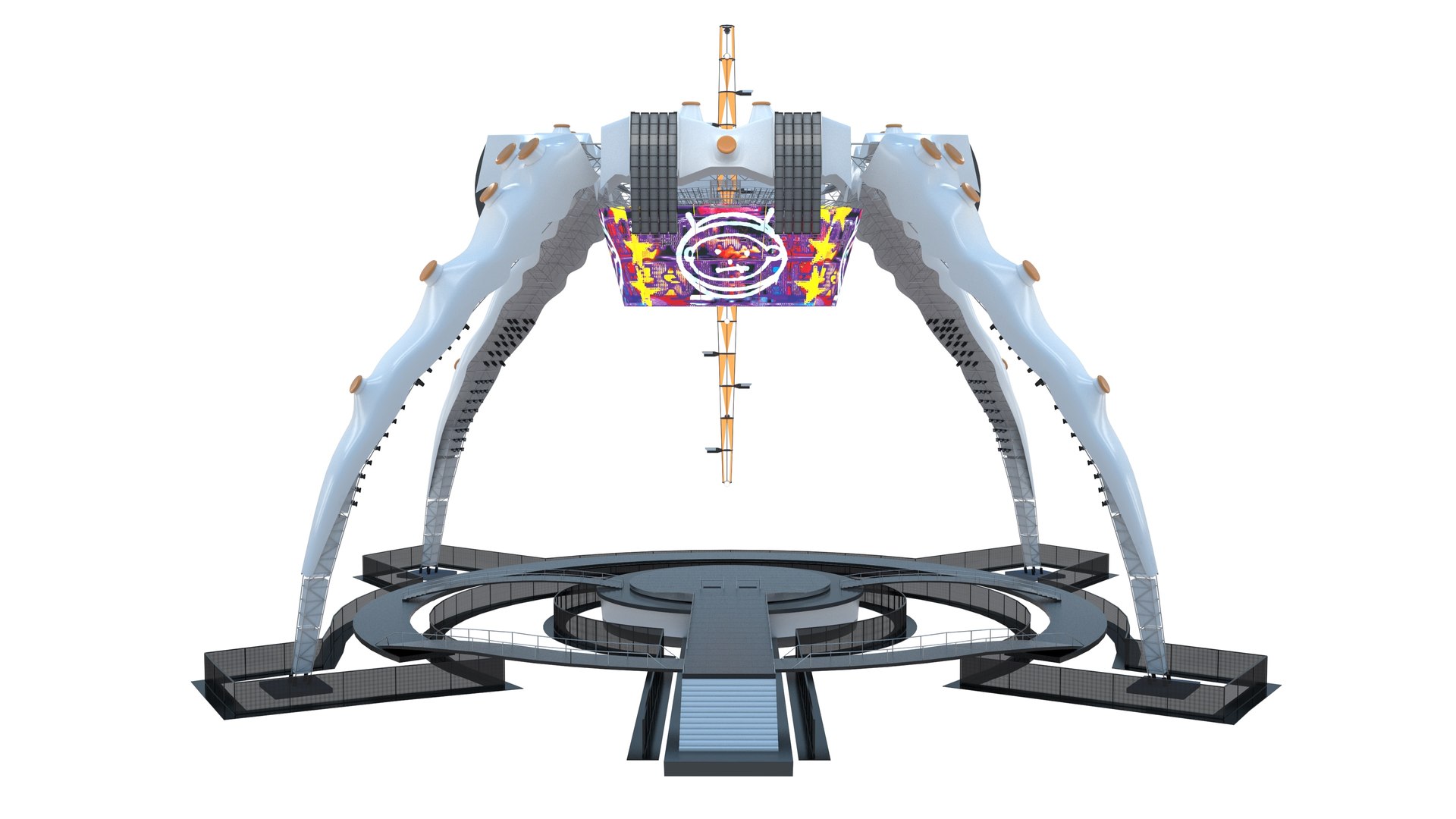 3D 3D U2 Concert Stage - TurboSquid 1863794