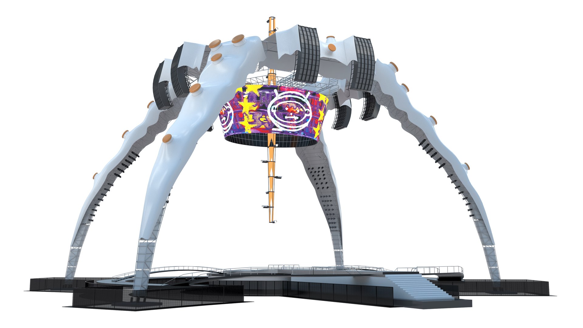 3D 3D U2 Concert Stage - TurboSquid 1863794