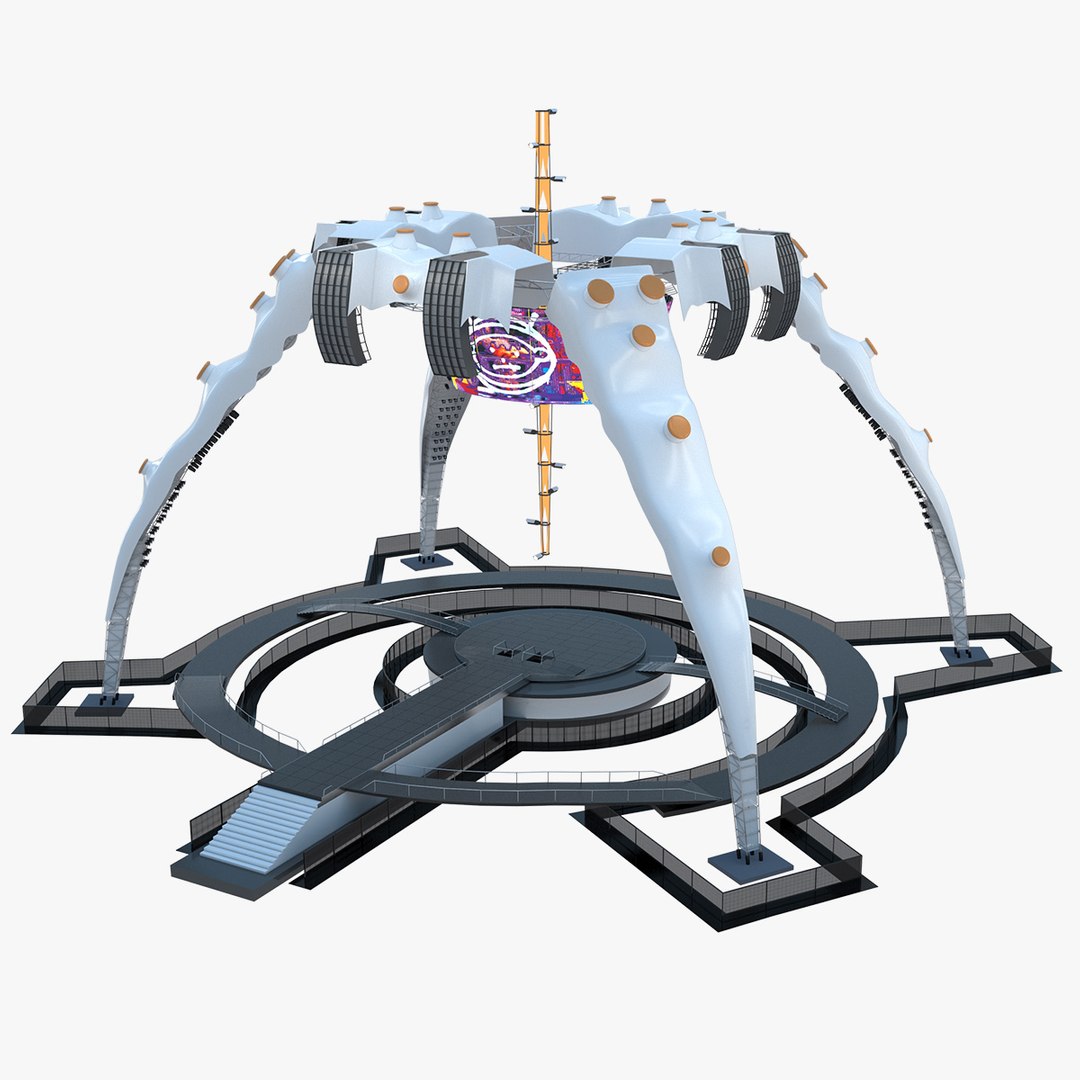 3D 3D U2 Concert Stage - TurboSquid 1863794