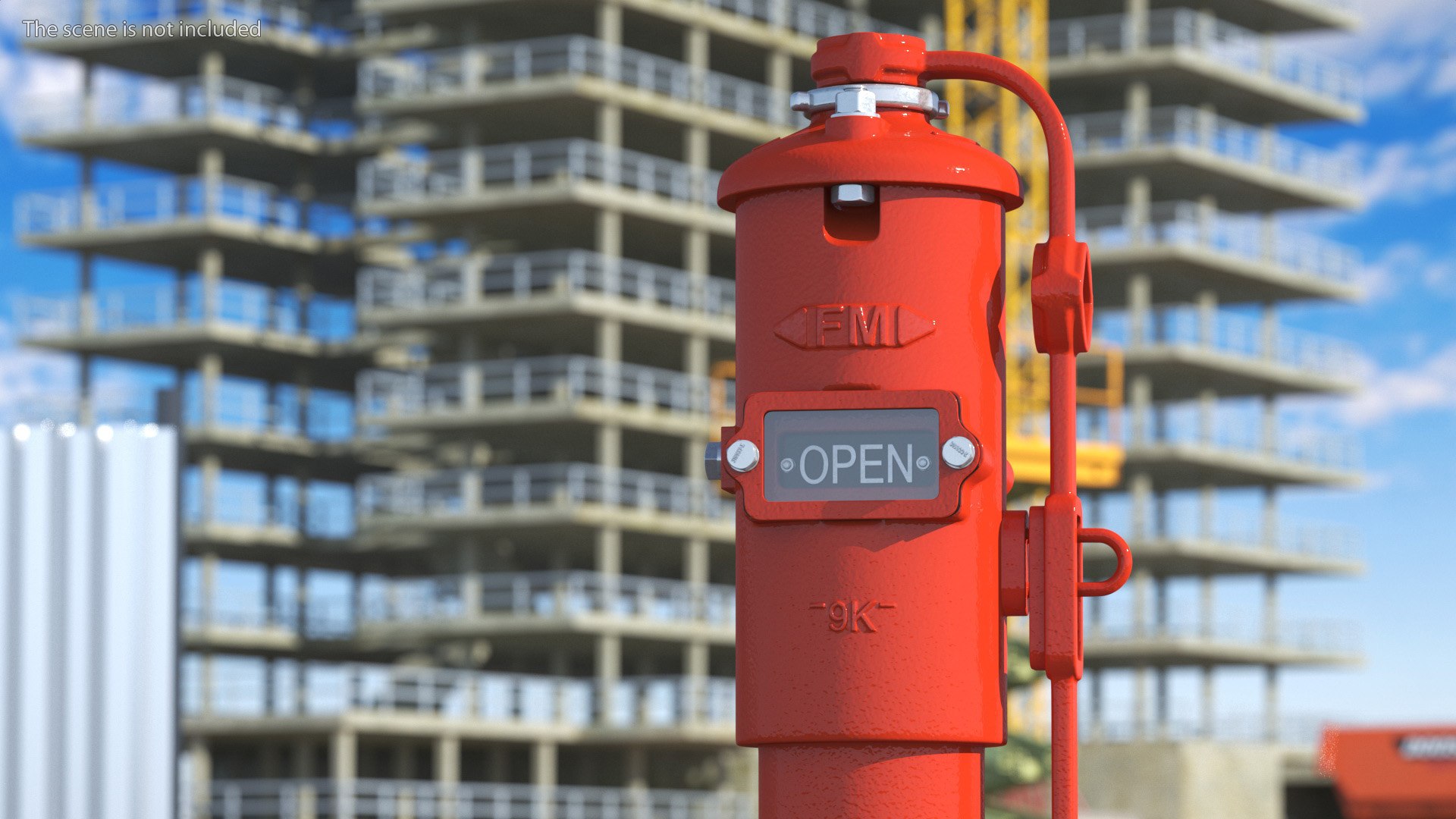 Fire Protection Underground Indicator Post 3D Model - TurboSquid 1993566