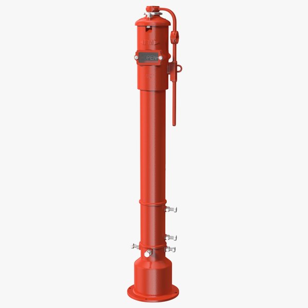 Fire Protection Underground Indicator Post 3D model - TurboSquid 1993566