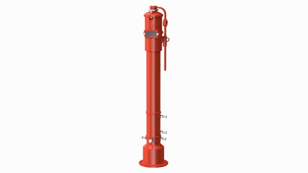 modelo 3d Fire Protection Underground Indicator Post - TurboSquid 1993566