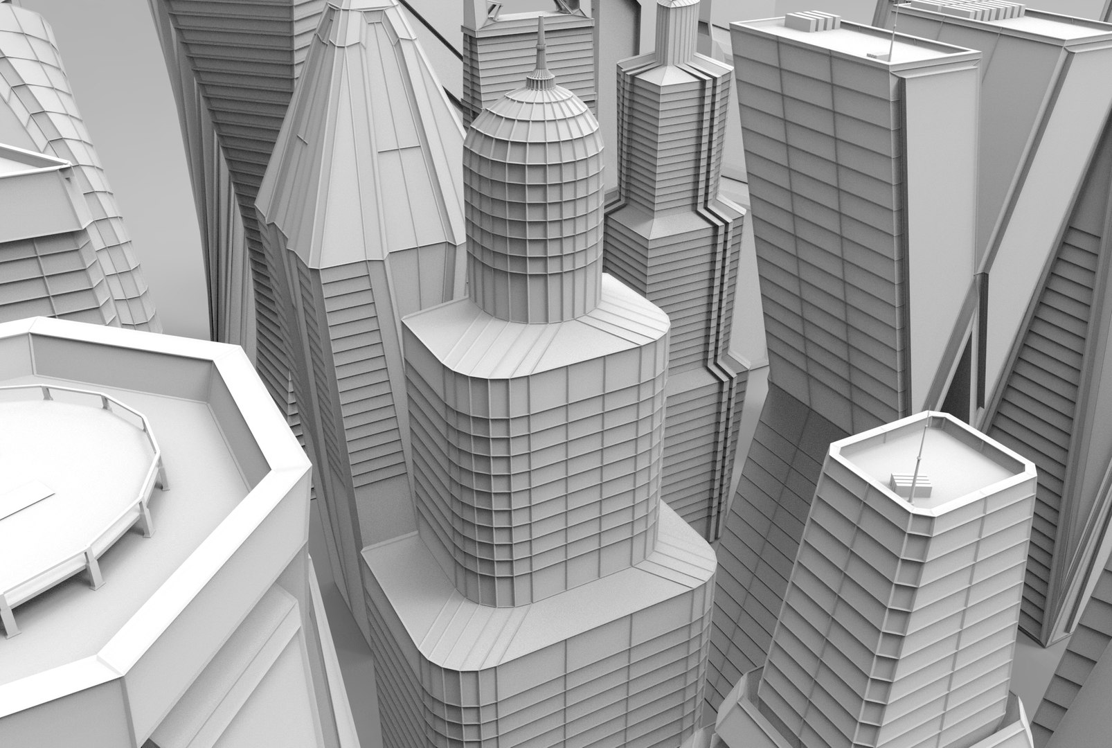 3D Building Kit - TurboSquid 1812257