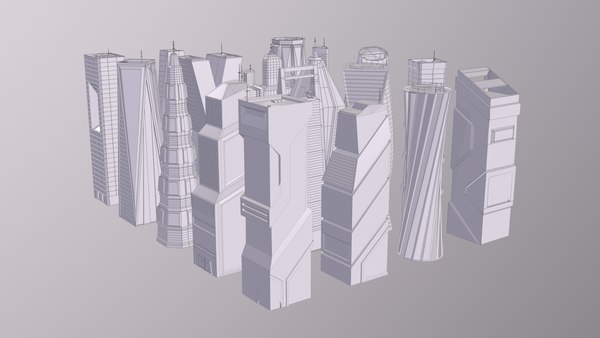 3D Building Kit - TurboSquid 1812257