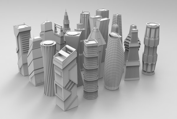 3D Building Kit - TurboSquid 1812257