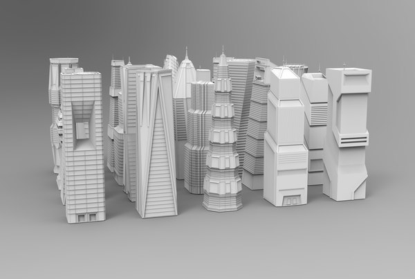 3D Building Kit - TurboSquid 1812257