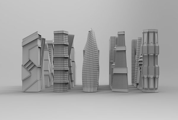 3D Building Kit - TurboSquid 1812257