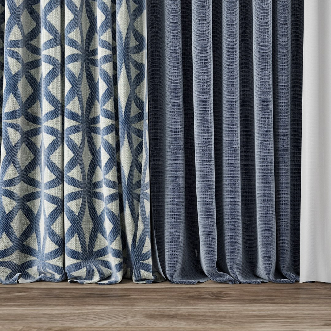 3D Curtain Fabric Drape - TurboSquid 1618032