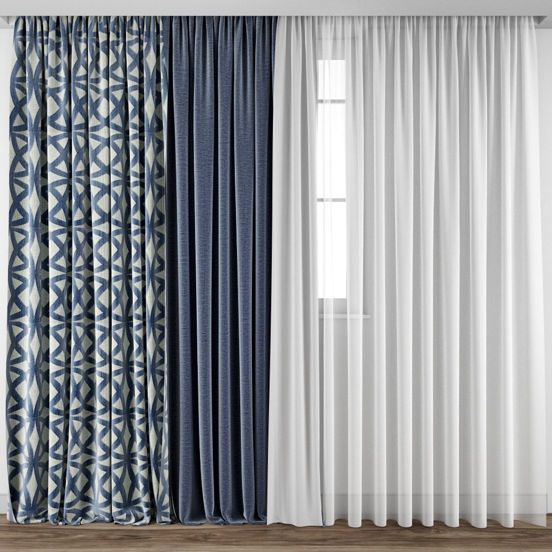 3D Curtain Fabric Drape - TurboSquid 1618032