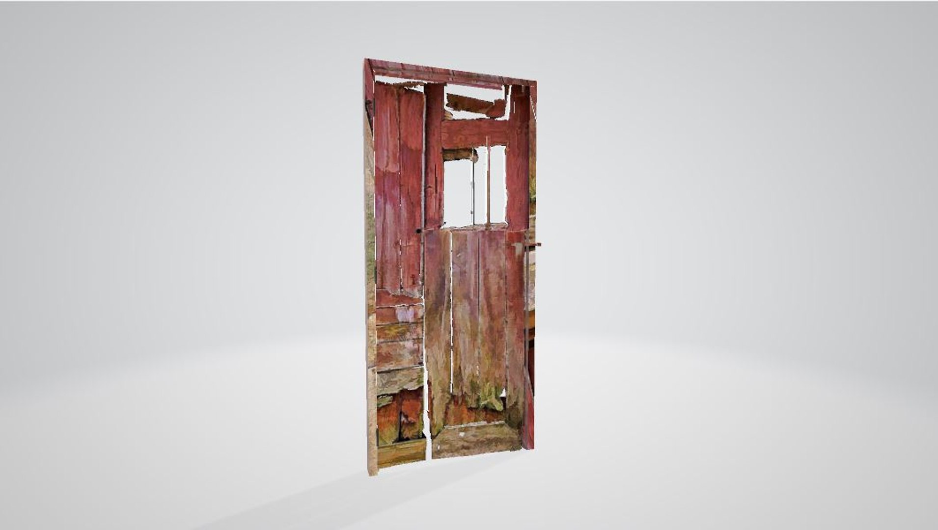 3D Broken Door - TurboSquid 1400032