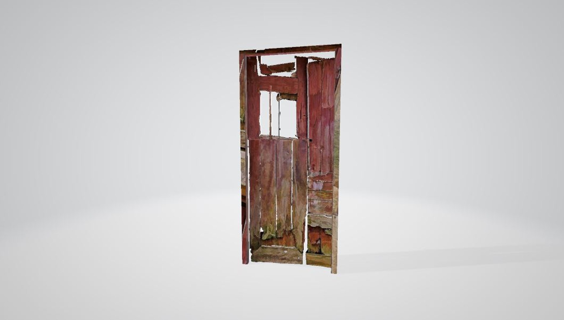 3D Broken Door - TurboSquid 1400032