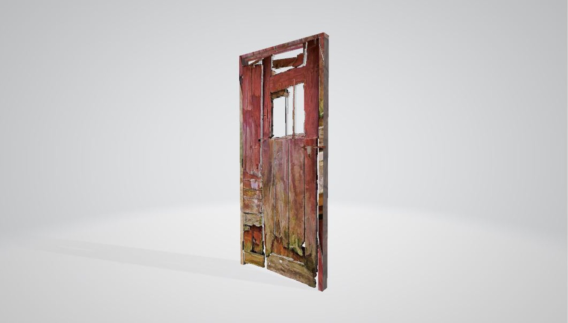 3D Broken Door - TurboSquid 1400032