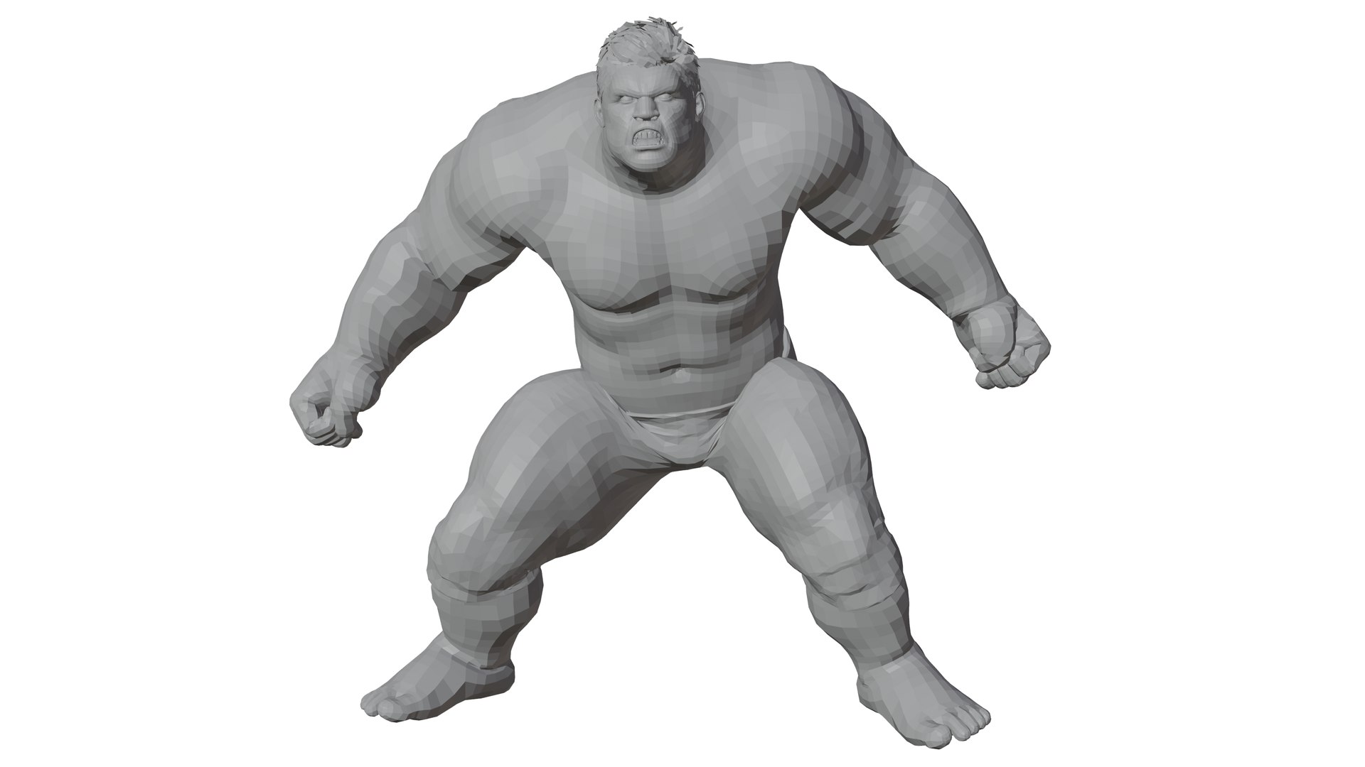 Red Hulk 3D Model - TurboSquid 2285375