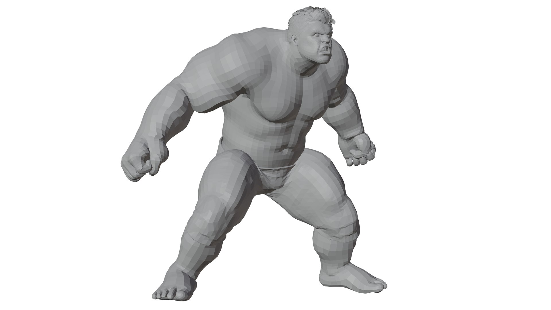 Red Hulk 3D Model - TurboSquid 2285375