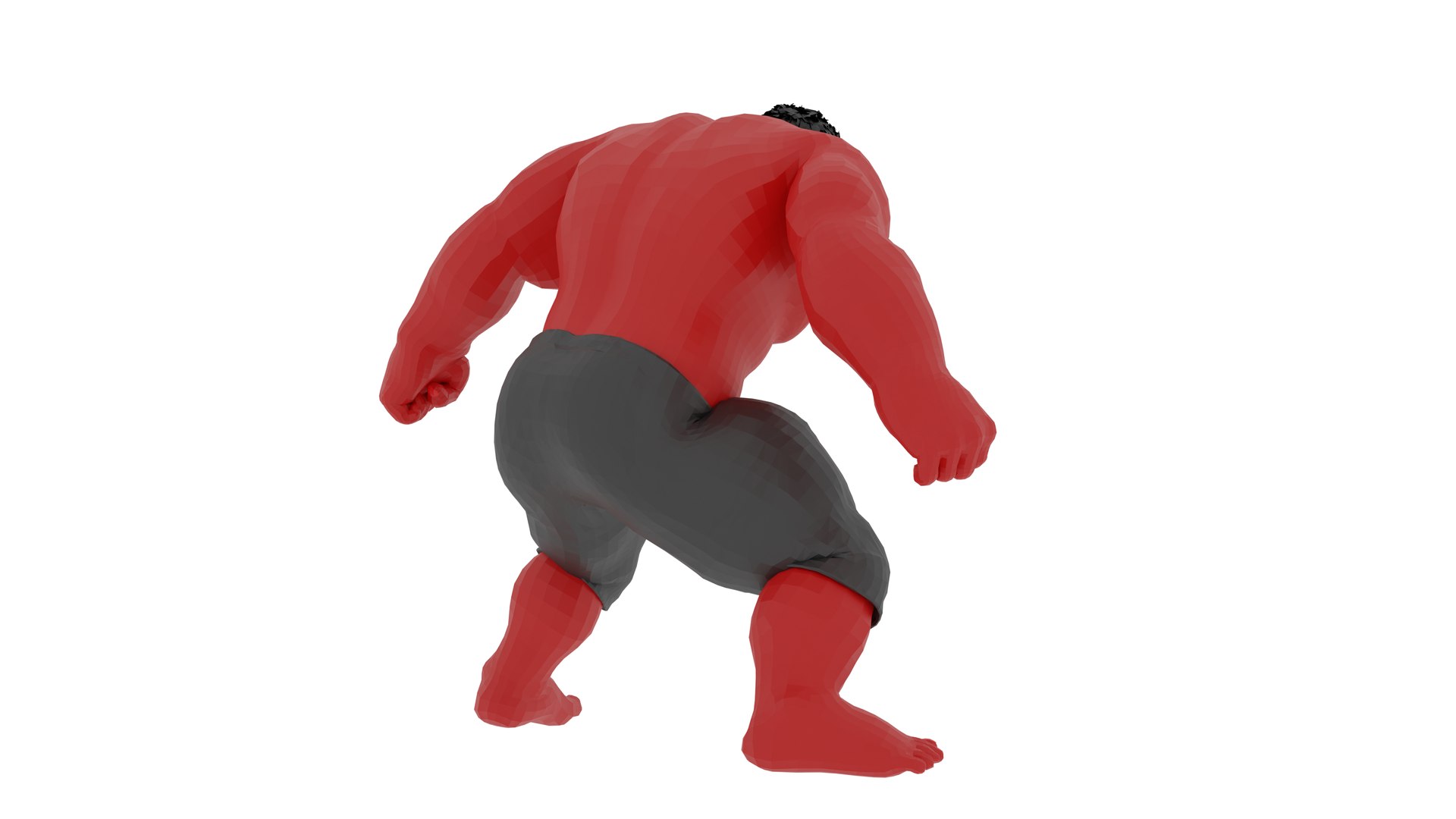 Red Hulk 3D Model - TurboSquid 2285375